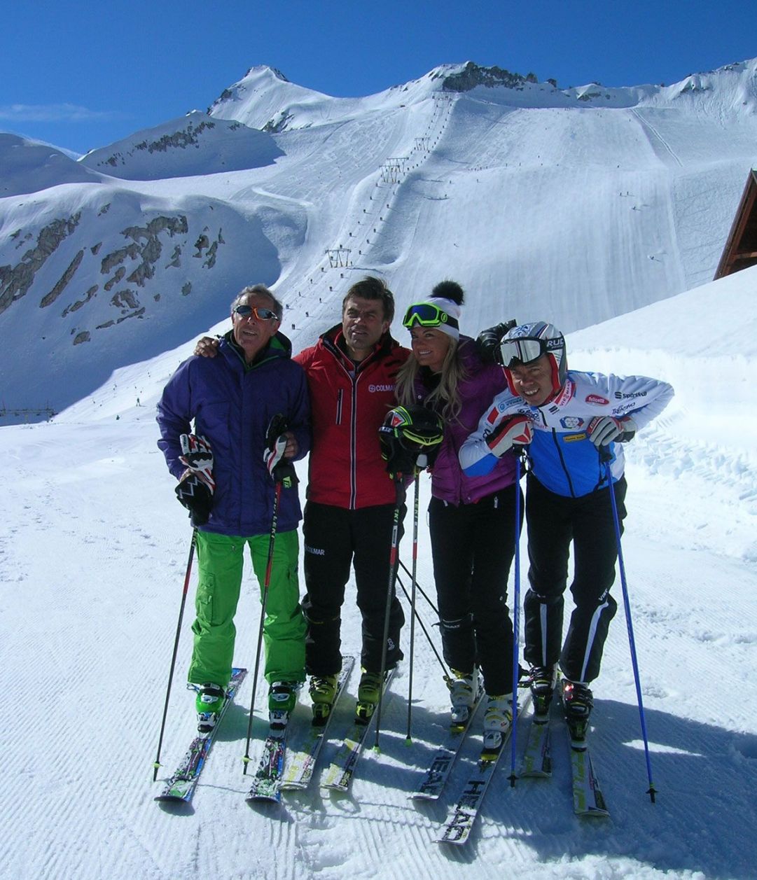 Sci estivo al Presena, oggi anche Thoeni, Ghedina, Zorzi e Claudia ...