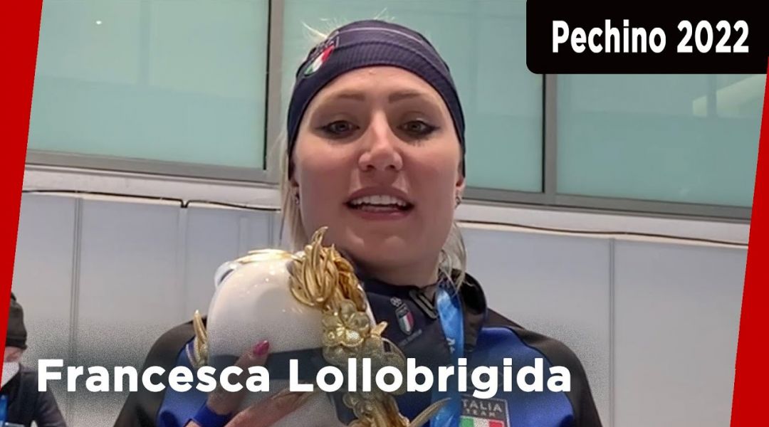 Intervista a Francesca Lollobrigida - argento nei 3000 metri di pattinaggio velocità a Pechino ...