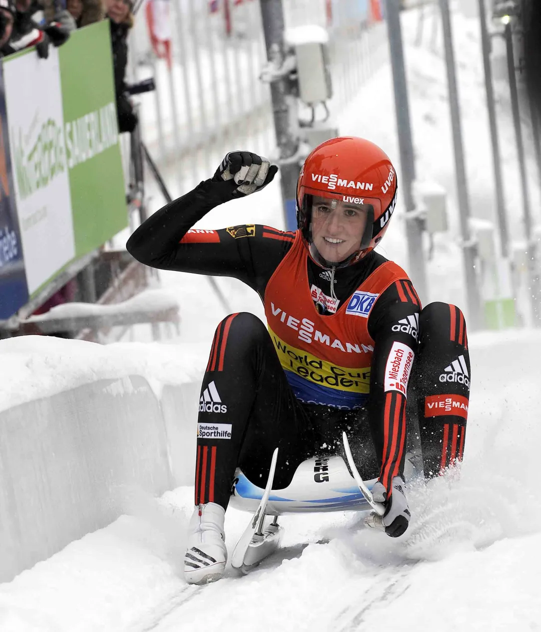 Natalie Geisenberger vince in rimonta. Buona prova di Sandra Gasparini